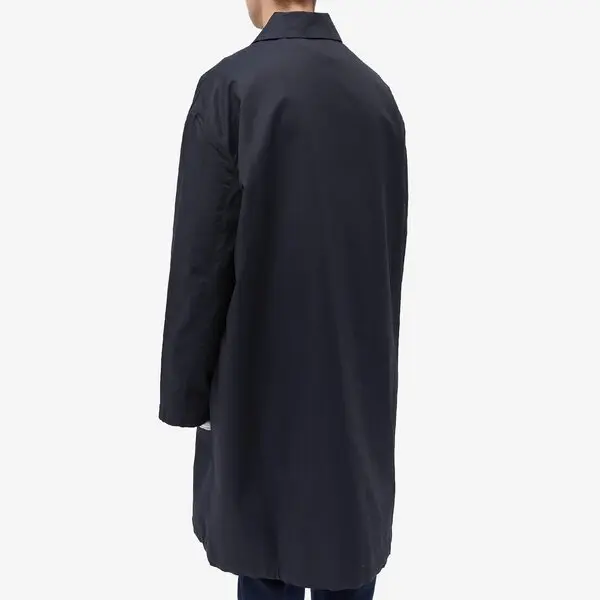 Studio Nicholson Drive Technical Car Coat In Dark Navy - 70% Off